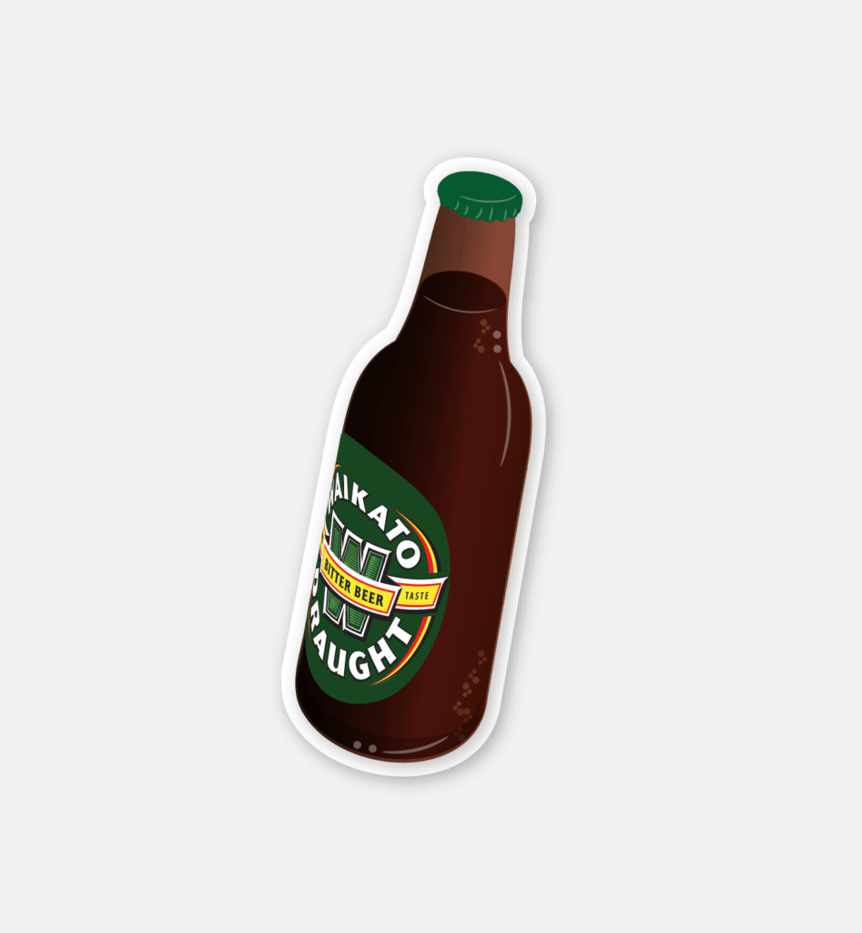 Waikato Draught Bottle Sticker • 4am Studio Store