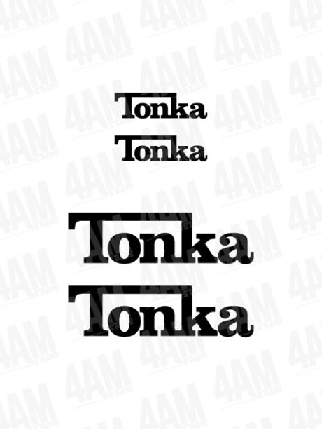 ‘Tonka logo’ Decal Set • 4am Studio Store